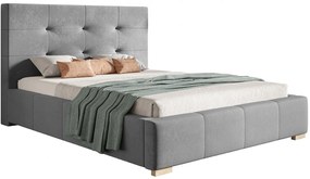 Čalouněná dvoulůžková manželská postel model Vencl Bed 5 Rib