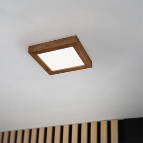 Brilagi-LED Stmívatelné svítidlo WOODY FRAME LED/24W/230V dub 30x30 cm IP44 + DO