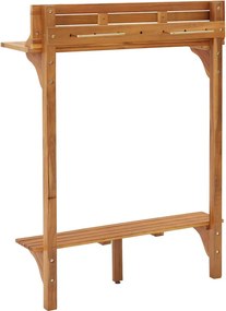Barový stolek na balkon 90 x 37 x 122,5 cm masivní akácie 310253
