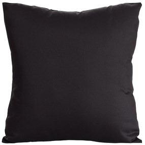 SATÉNOVÝ POVLAK NA POLŠTÁŘ DINA 40X40 CM ČERNÁ