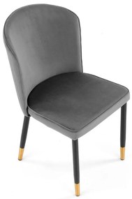 Jídelní židle Dio, šedá / černá