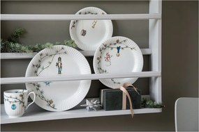 Bílý porcelánový talíř s vánočním motivem ø 22 cm Hammershøi Christmas – Kähler Design