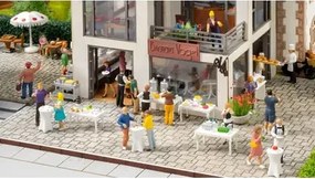 NOCH Sada figurek Bufet s číšníky / H0 (měřítko 1:87) / od 14 let