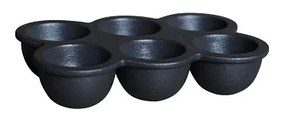Stojánek na vajíčka Egg Tray Cast Iron Black DBKD