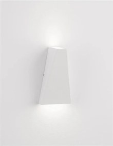 NV 9202261 Venkovní nástěnné svítidlo MILEY bílý hliník a sklo LED 7W 3000K 200-240V IP54 světlo nahoru a dolů - NOVA LUCE
