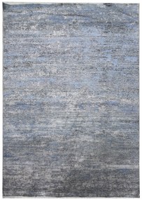 Diamond Carpets India, Ručně vázaný kusový koberec Diamond DC-KM Thropical mix, 140x200, modrá, chodba / předsíň
