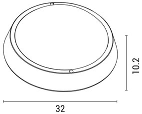 LED Venkovní nástěnné svítidlo BULKHEAD LED/30W/230V 4000K IP54 černá