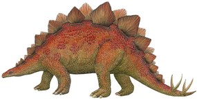 Samolepky dinosauři - Samolepící dekorace Stegosaurus