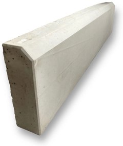 Báča Beton Betonový obrubník jednostranný hladký (100 x 21 x 8 cm) Barva: Tmavě šedá