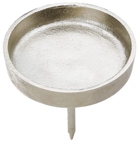 ADVENT Sada bodců na svíčku 8 cm 4 ks - stříbrná
