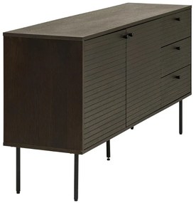 Designová komoda Adhara 150 cm kouřová hnědá