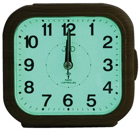 JVD Analogový rádiem řízený budík JVD RB1603.2 s luminiscenčním displejem