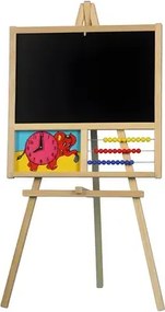 Tabule stojanová 2v1 s počítadlem a hodinami / Tabule / plast, kov, dř