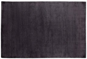 Viskózový koberec 160 x 230 cm tmavě šedý GESI II Beliani