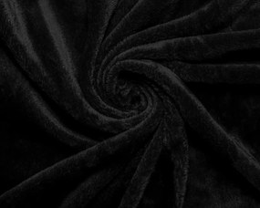MyHOUSE prostěradlo MIKROFLANEL MyHOUSE 90x200cm, černé
