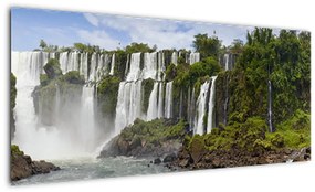 Panorama vodopádů - obrazy (100x40cm)