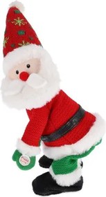 Vánoční dekorace Santa Claus zelená / červená 40 cm
