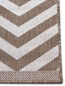 NORTHRUGS - Hanse Home koberce Kusový koberec Twin Supreme 105471 Palma Linen – na ven i na doma - 80x350 cm