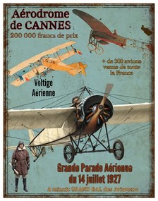 Kovová cedule Antic Line Grande Parade, 28 x 36 cm