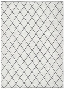 NORTHRUGS - Hanse Home koberce Kusový koberec Twin-Wendeteppiche 103118 grau creme – na ven i na doma - 80x150 cm