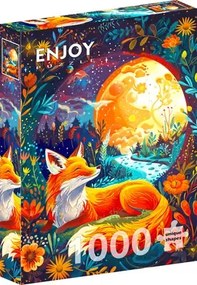 ENJOY Puzzle Měsíční liška / 1000 dílků / od 14 let