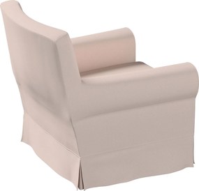 Potah na křeslo IKEA Ektorp Jennylund barva růžová látka pletený vzor