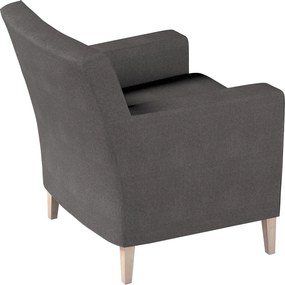 Potah na křeslo IKEA Karlstad barva šedá látka pletený vzor