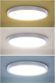 LED stropní světlo s dálkovým ovládáním Estela nastavitelné - průměr 50 cm, bílá