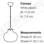 Nordlux Závěsné svítidlo Raito 30