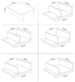 Atelier del Sofa 3-místná pohovka Liones 3 - Grey, Šedá