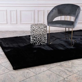 Lalee Kusový koberec Heaven 800 Black Rozměr koberce: 200 cm KRUH