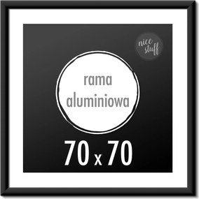 Rámeček Na Fotografie 70x70 Rámečky na fotografie čtvercové velké černé hliníkové