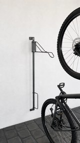 KACERLE KS-750 – nástěnný otočný stojan na kolo do 50 kg Pro šířku pláště kola: do 7 cm (2,8") e-kola a 29" kola, Varianta: bez oka k uzamčení