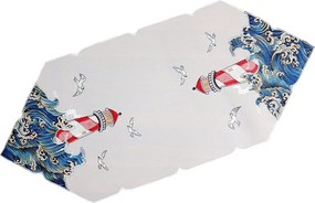 Ubrus Maják ve vlnách 40 × 90 cm