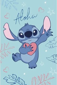 Jerry Fabrics Dětská deka Lilo a Stitch Aloha 100x150 cm