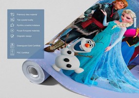 Dětská vliesová fototapeta na zed' Ledové Království Všichni Přátelé, Disney | 155 x 110 cm | DFTDNM 5227