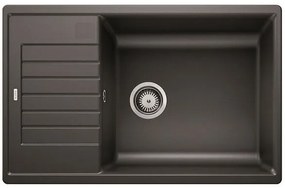 Blanco Zia XL 6 S Compact Granitový dřez s odkapem oboustranné provedení, 78x50cm, černá 526019