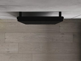 Mexen Topeka dekorativní radiátor 1400 x 480 mm, 950 W, černý - W210-1400-480-00-70