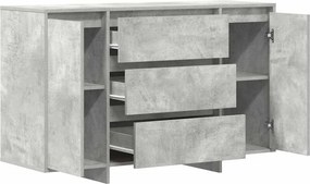 Servírovací skříň Betonově šedá 120 x 41 x 75 cm 3333909