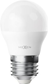 Mexen Nova, LED žárovka E27, G45, 4W, teplá - 3000K, 420 lm - L101-E27-0430-01