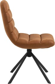 Designová jídelní židle Milford hnědá