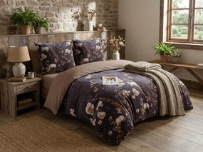 Oboustranné povlečení DUO SENSE ARVENA tmavě šedé mikroplyš/flanel Rozměr povlečení: 70 x 90 cm | 140 x 220 cm