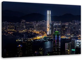 Obraz na plátně Město mrakodrapů - 100x70 cm