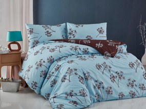 Povlečení francouzské bavlna 220x220,70x90 Liana blue