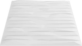 vidaXL Nástěnné panely 12 ks 50 x 50 cm XPS 3 m² ametyst [356937] Barva: Bílá