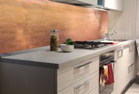 DIMEX | Fototapeta do kuchyně Měděný vzor KI-180-296 | 180 x 60 cm | měděná