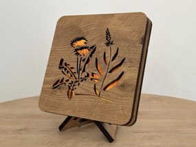 Li-Go "Pampeliška" lampa 19x19cm provedení povrchu: dub světlý