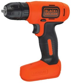 BLACK+DECKER Nářadí - 7,2V AKU vrtací šroubovák, nabíječka BDCD8-QW