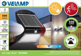 VELAMP LED solární světlo SL237 se senzorem