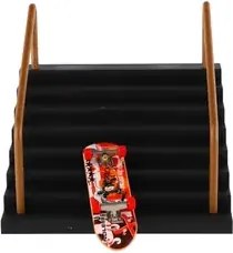 TEDDIES Prstový skateboard se schůdky a zábradlím / Hračka na prsty /